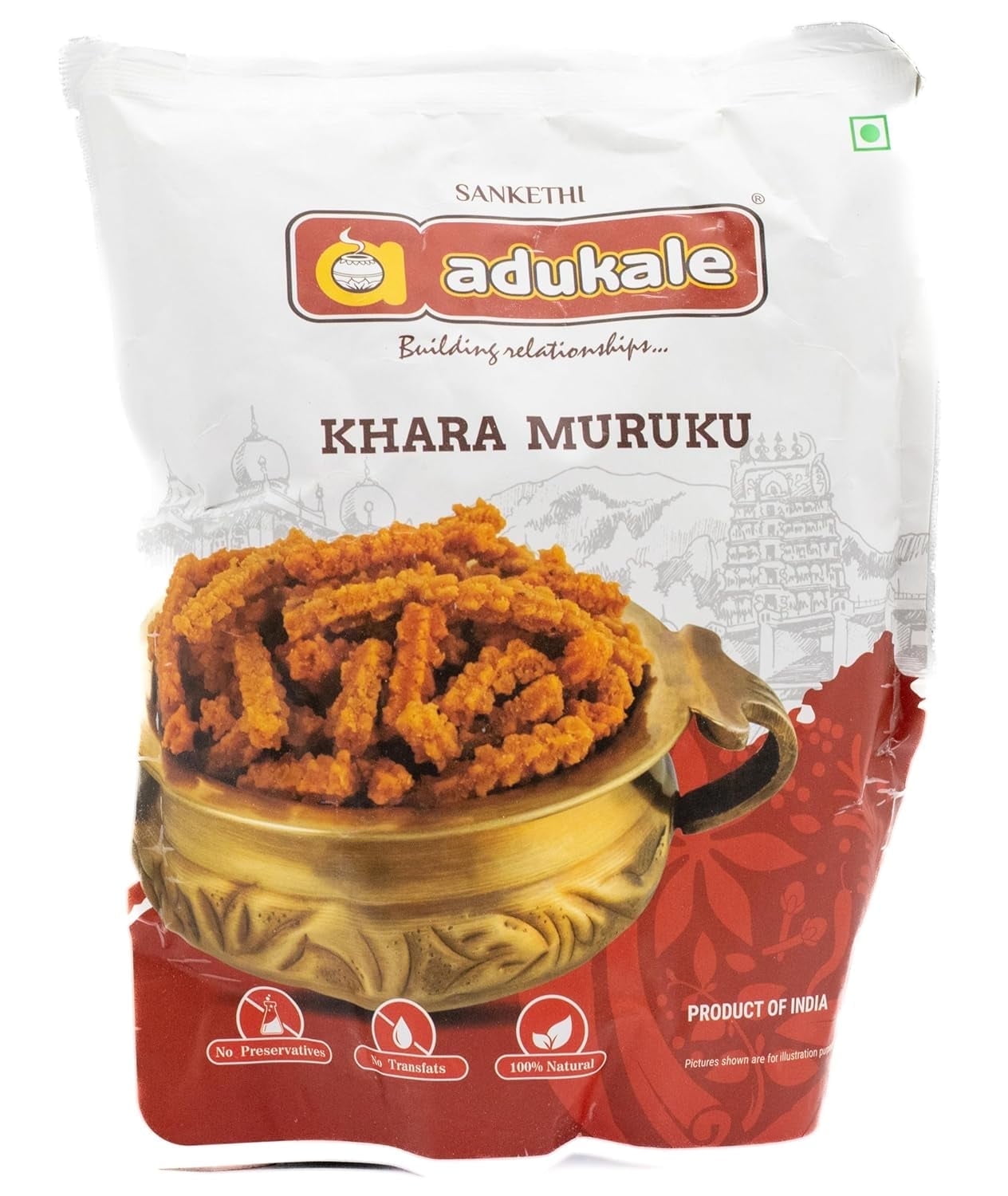 Adukale khara Murukku ( Pack of 5 ) -Each Packet has 180g - Walmart.com