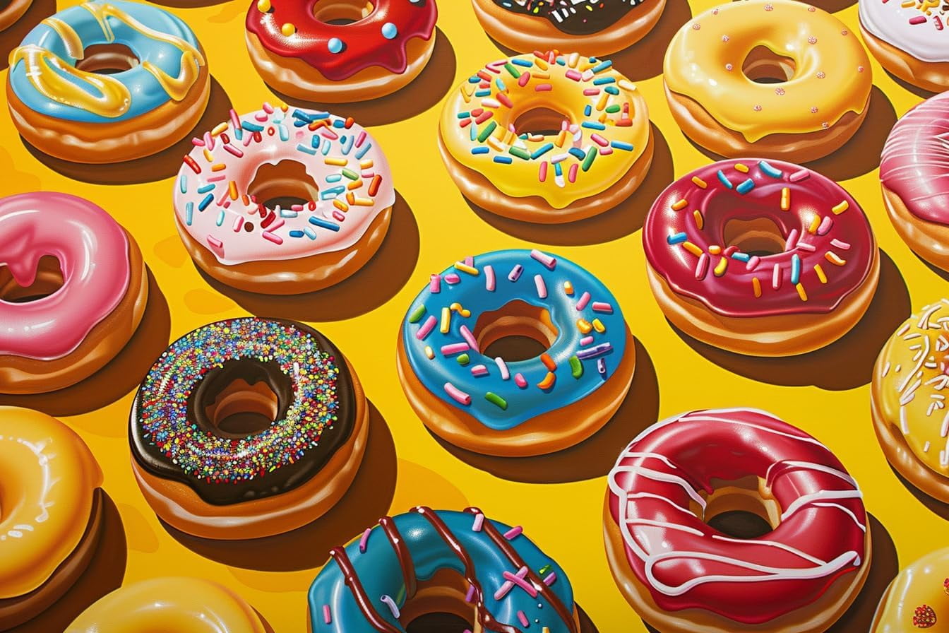 Adult 300 Pieces Wooden Puzzle Delicious Doughnut - Cognitive Sensory ...