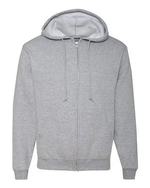 Adult 8 oz. NuBlend Fleece Full-Zip Hood 993 - Walmart.com