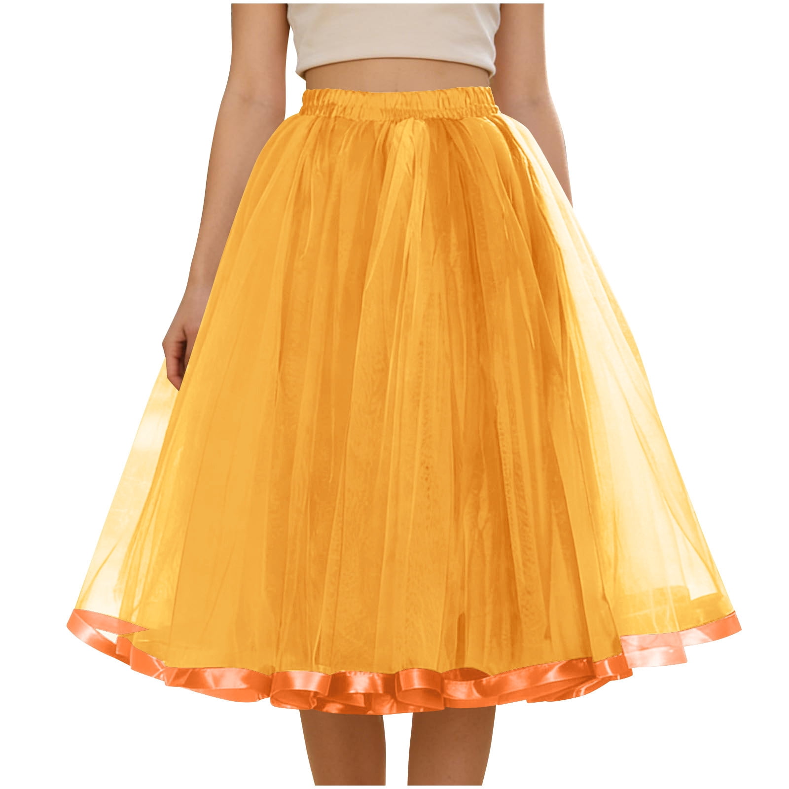 Adult A-Line Tulles Skirt Multi-layer Mesh Princess Tutus Petticoat for ...