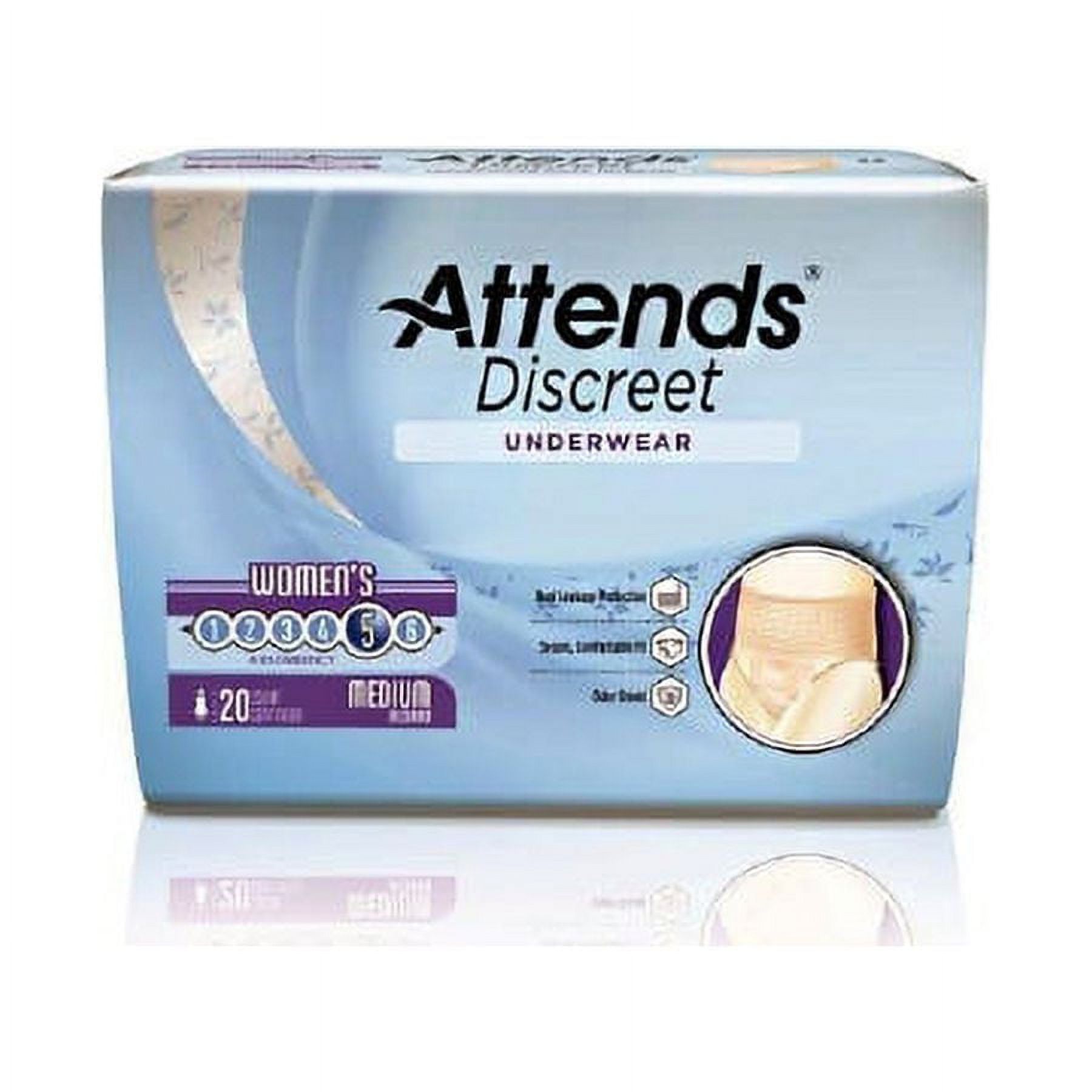 Adult Absorbent Underwear Attends Discreet Pull On Medium Disposable ...