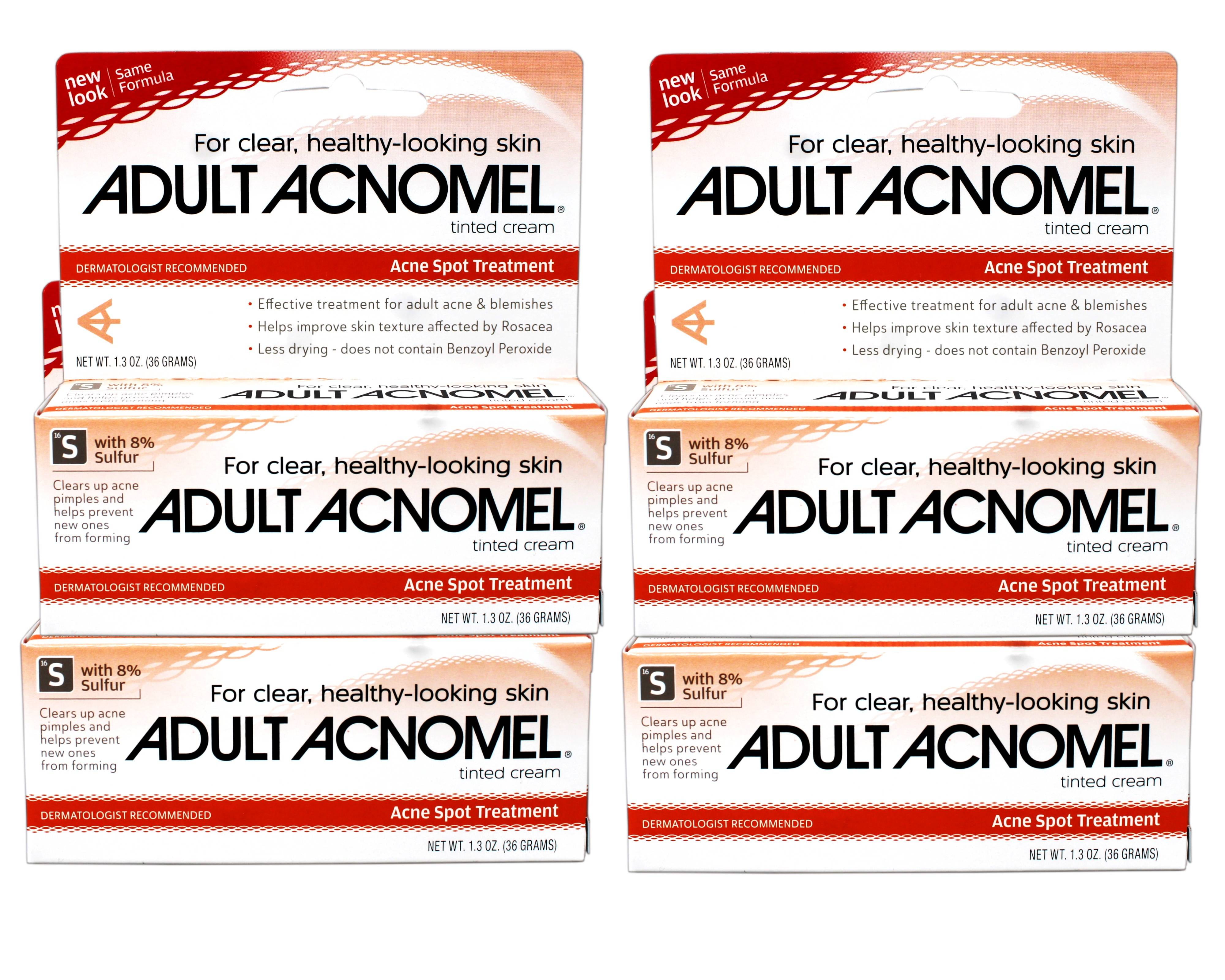 Adult Acnomel Tinted Cream 1.30 oz (Pack of 4) - Walmart.com