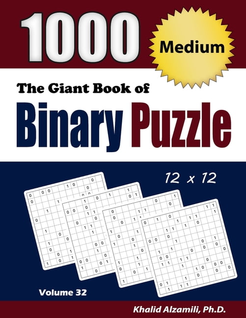 Adult Activity Books: The Giant Book of Binary Puzzle (Paperback ...