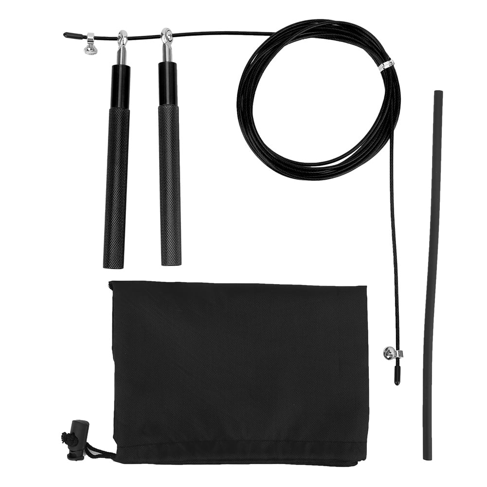 Adult Aluminium Alloy Rope Jumprope Steel Wire Bearing Fitness Sport ...