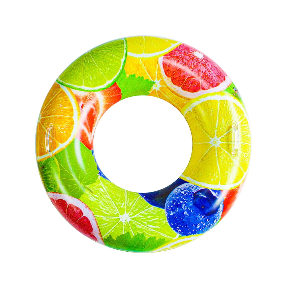 Adult And Kids Pool Float Set With Swimming Ring Tube With Two Handles ...