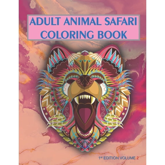 Adult Animal Safari Coloring Book Volume 2 (Paperback) - Walmart.com
