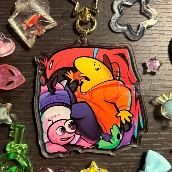 Adult Animated Series "boxed In" Acrylic Keychain/charm - Walmart.com