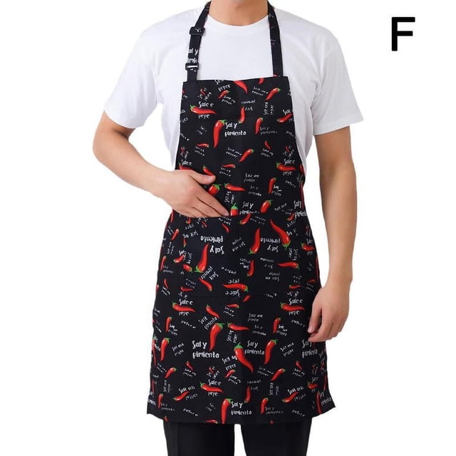 Adult Apron Striped Chef Waiter Apron Kitchen Cook With 2 Pockets Apron ...
