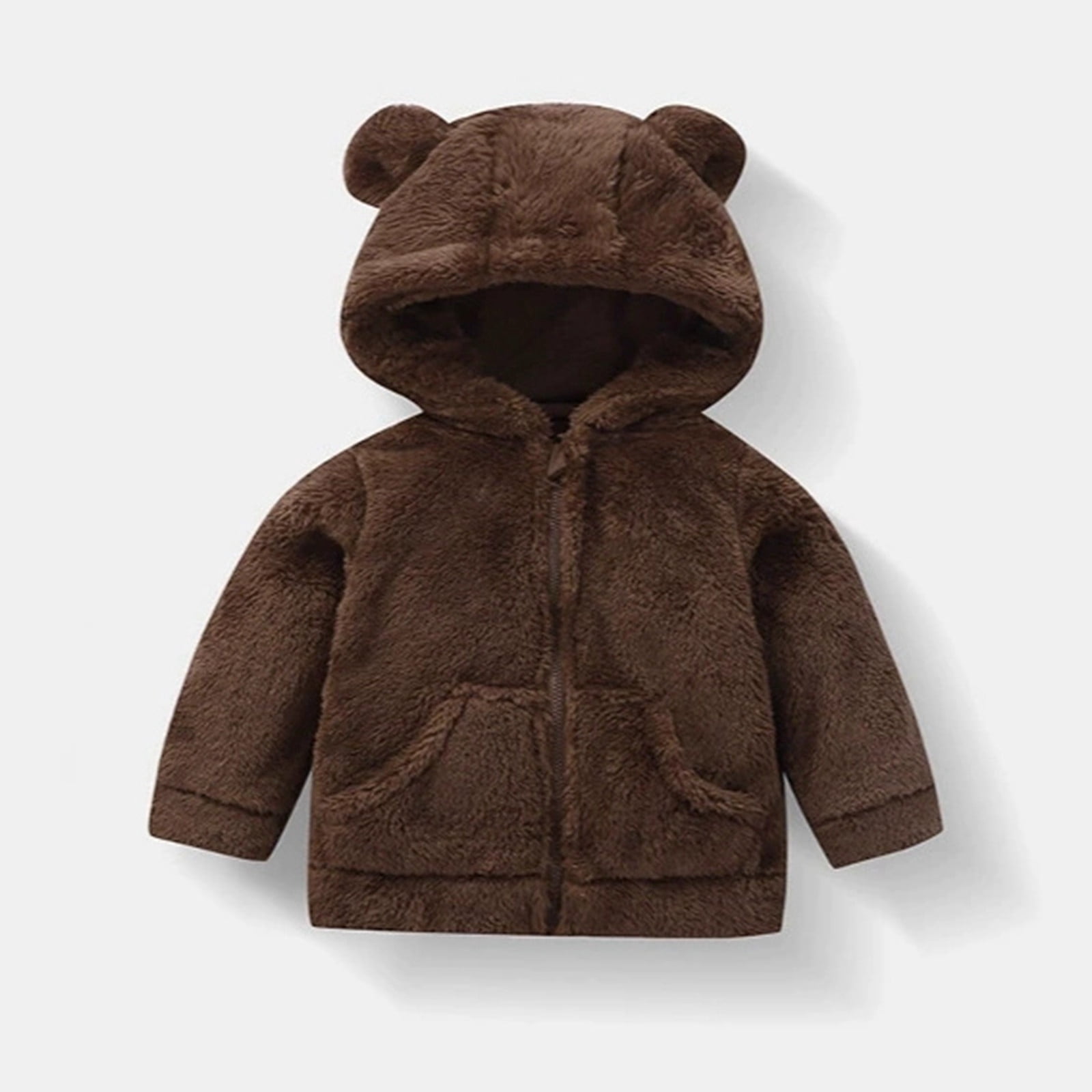 Adult Baby Girls Winter Coat Fleece Jacket Hooded Jacket for Baby ...