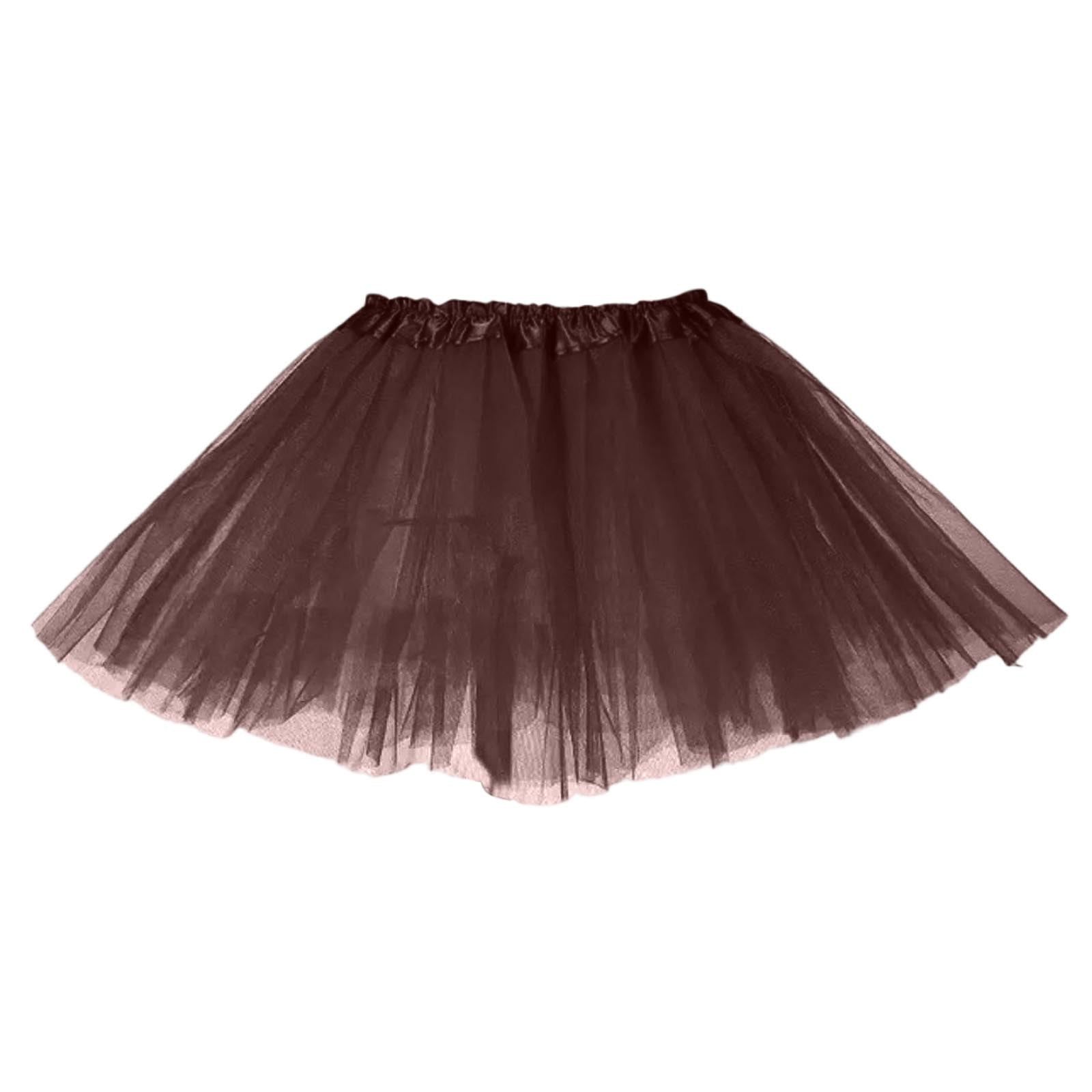 Adult Ballet Tutu Skirt - Chiffon Layered Dance Skirt with Mesh Overlay ...