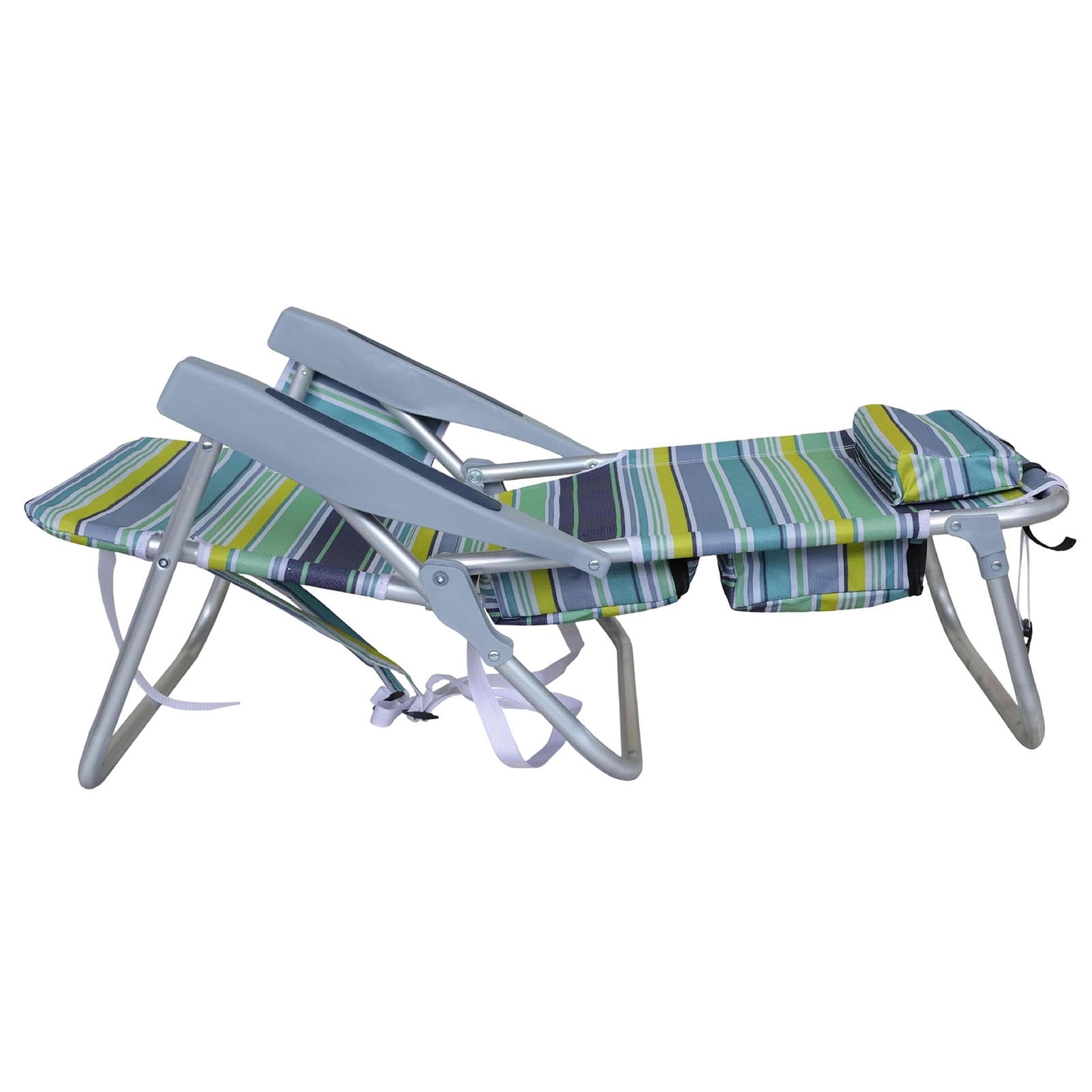 Adult Beach Chair Compact And Portable Flat Folding Chair With Backpack ...