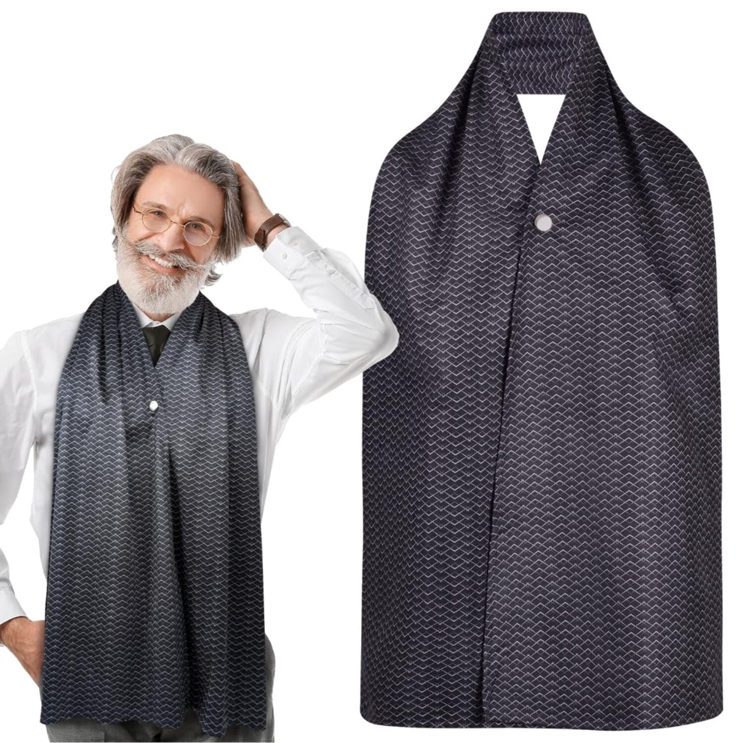 Adult Bib Scarf - Dignified Alternative to Adult Bibs | Magnetic Snap ...