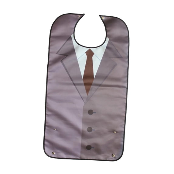 Adult Bib for Eating, Clothing Protector, Waterproof Polyester Washable ...