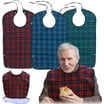 RMS 3-Pack Large Adult Bibs for Elderly, Washable & Reusable ...