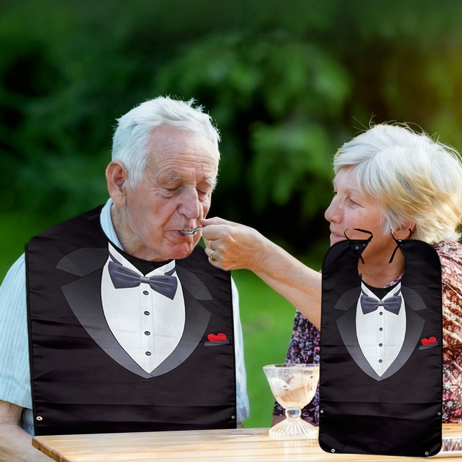 Adult Bibs for Men Elderly Seniors, Reusable Large Adult Bibs for ...