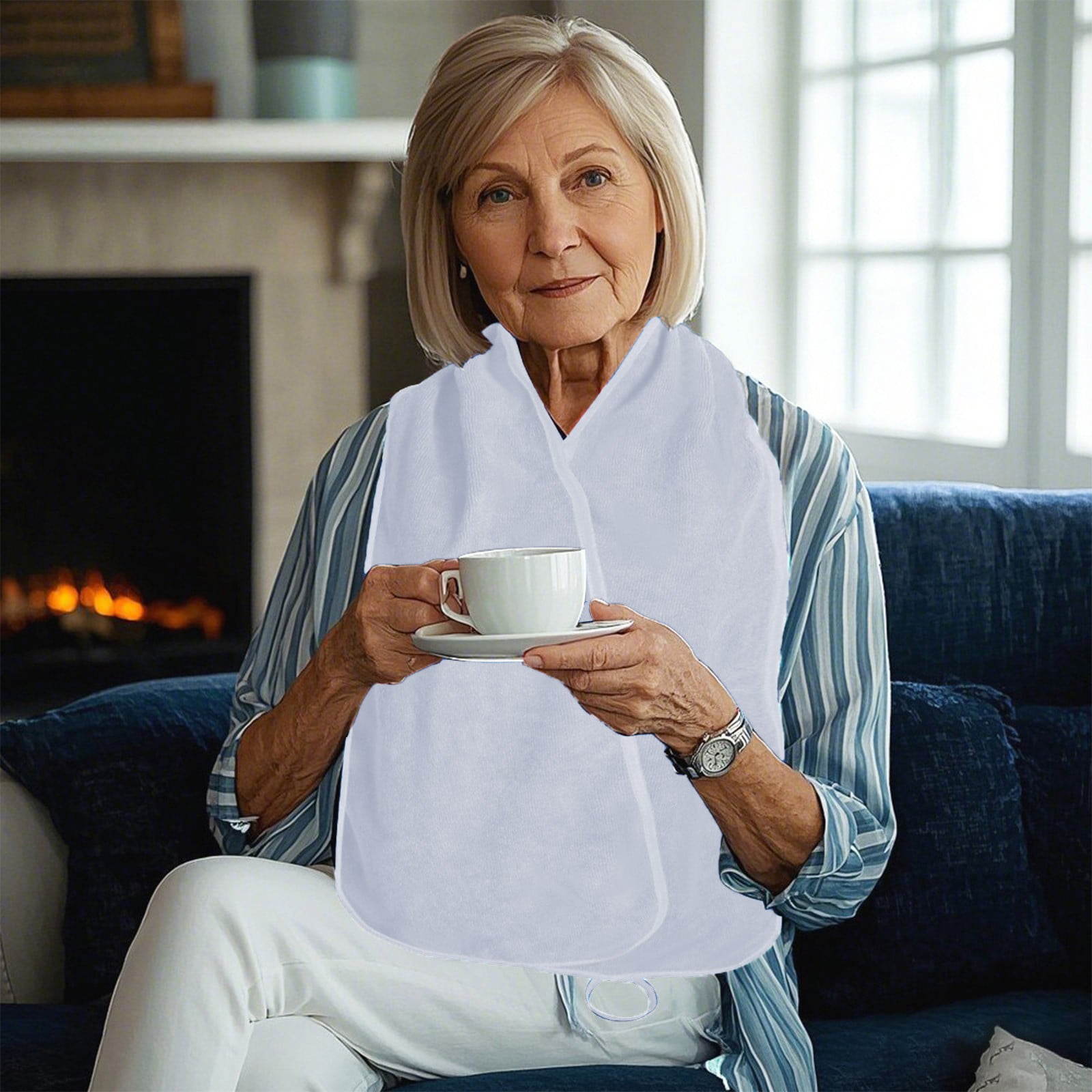 Adult Bibs - bibs for adults Men, Women;Eating Cloth for Elderly ...