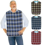 Napkleen Disposable Adult Bibs, 13 x 18 Inch - Pack of 50 - Walmart.com