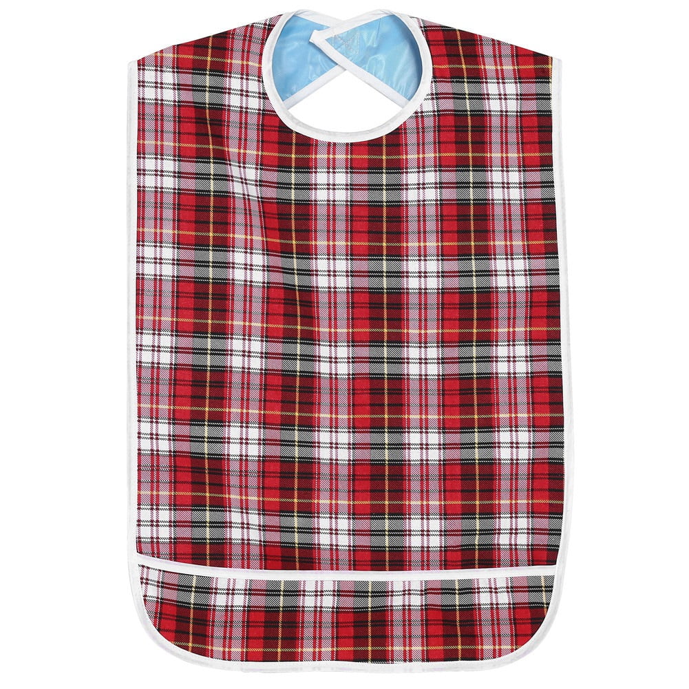Adult Bibs for Eating Washable Waterproof Reusable Clothing Protector ...