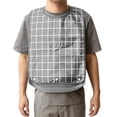 Adult Bibs for Eating Waterproof Clothing Protector with Detachable ...