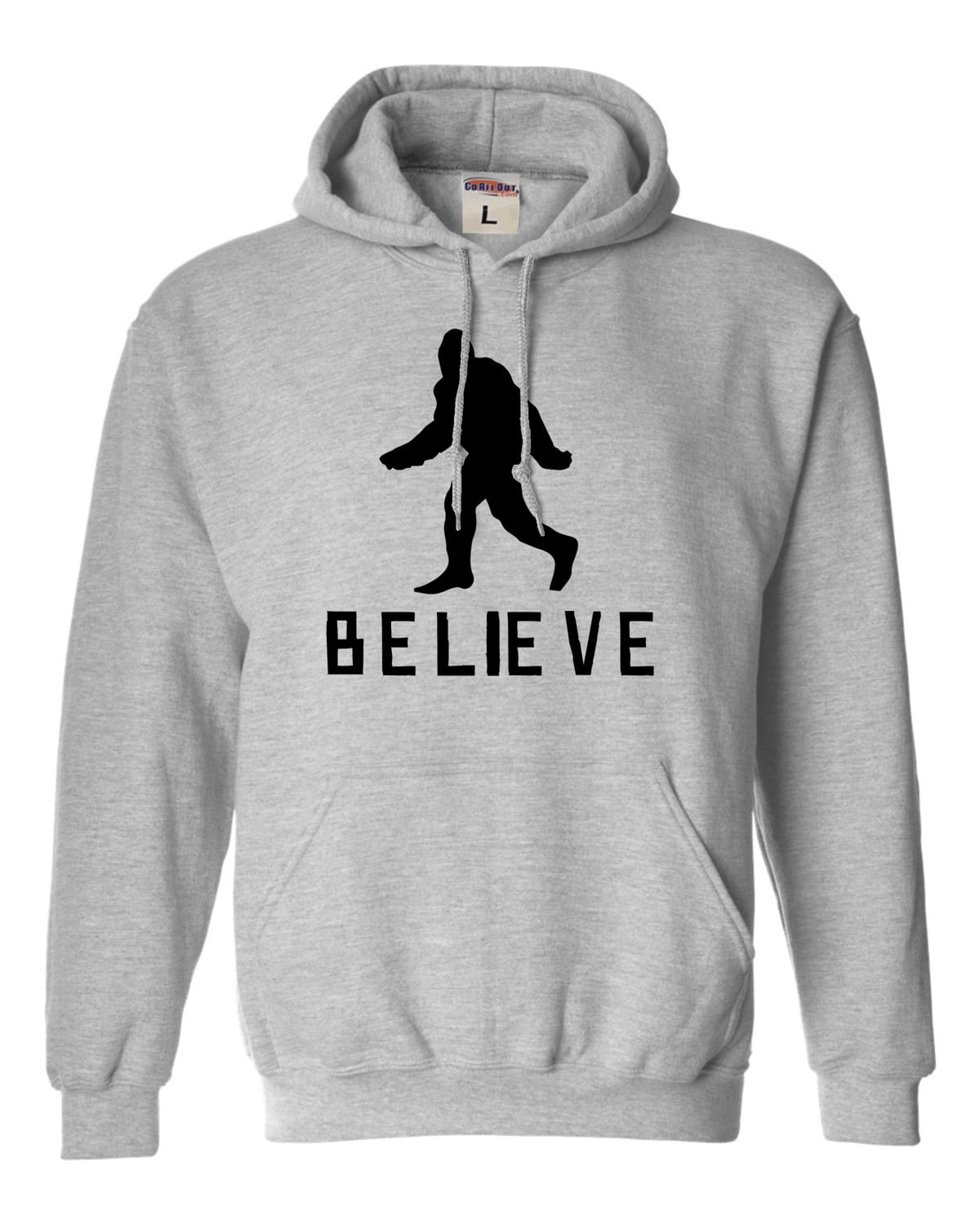 Adult Bigfoot Believe Sasquatch Squatch Sweatshirt Hoodie - Walmart.com