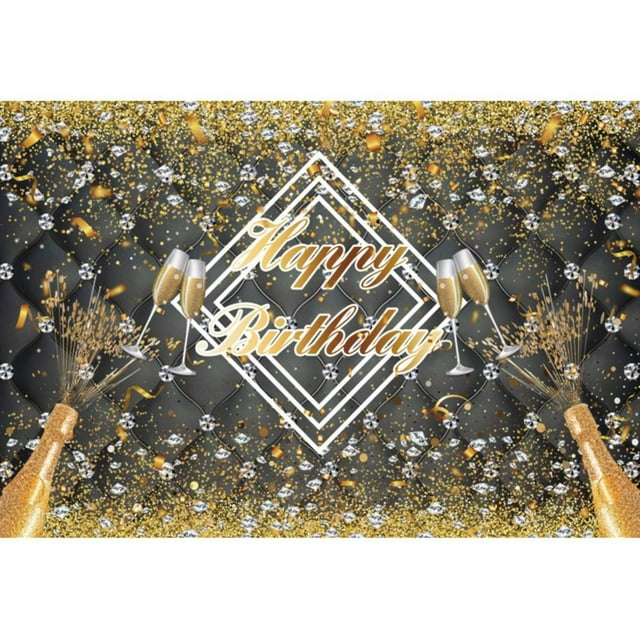 Adult Birthday Party Glitters Champagne Diamond Photography Backdrop ...