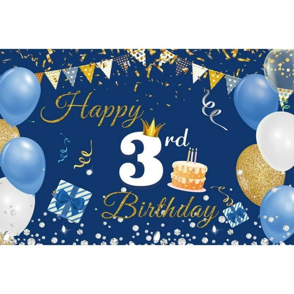 Adult Birthday Party Photography Backdrop 18th 30th Champagne Glitter ...