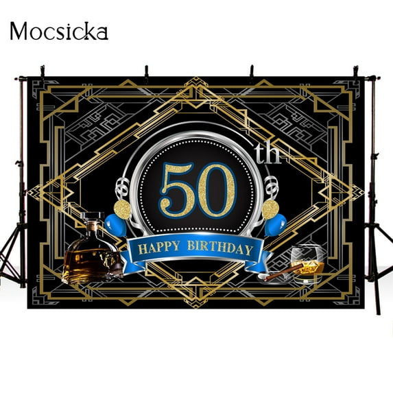 Adult Birthday Photography Background Gatsby Cigarette Wine Decoration ...