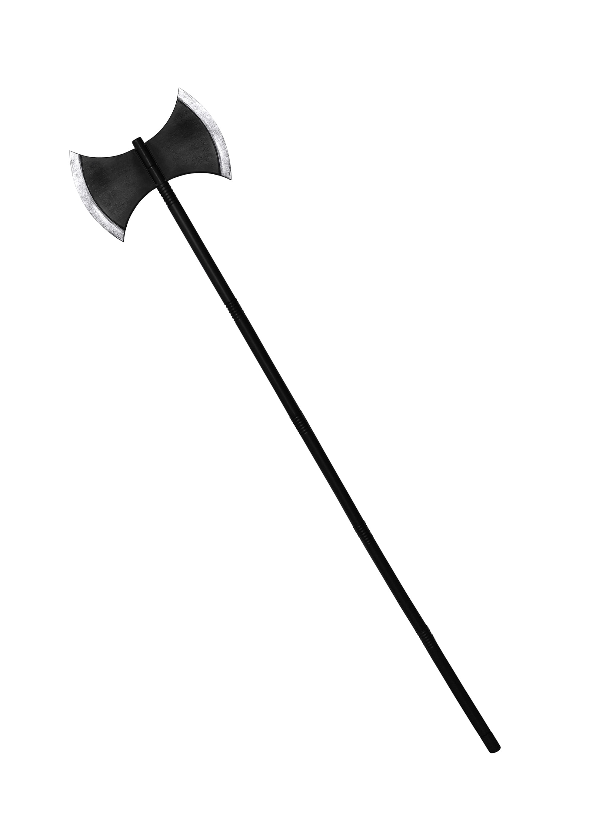 Adult Black 58-Inch Double Bladed Axe 5 PC Cosplay Executioner Grim ...