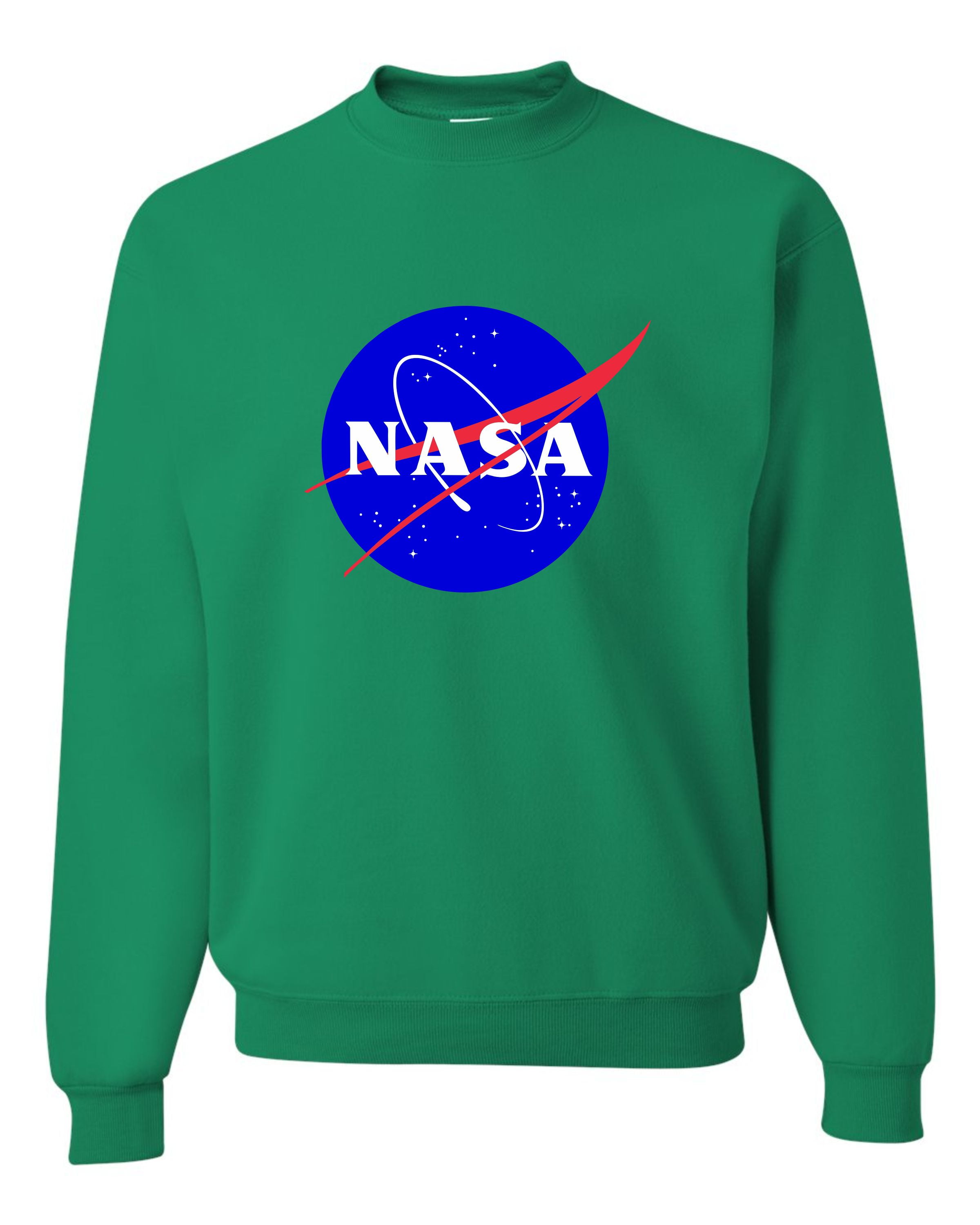 Adult Blue NASA Logo Sweatshirt Crewneck - Walmart.com