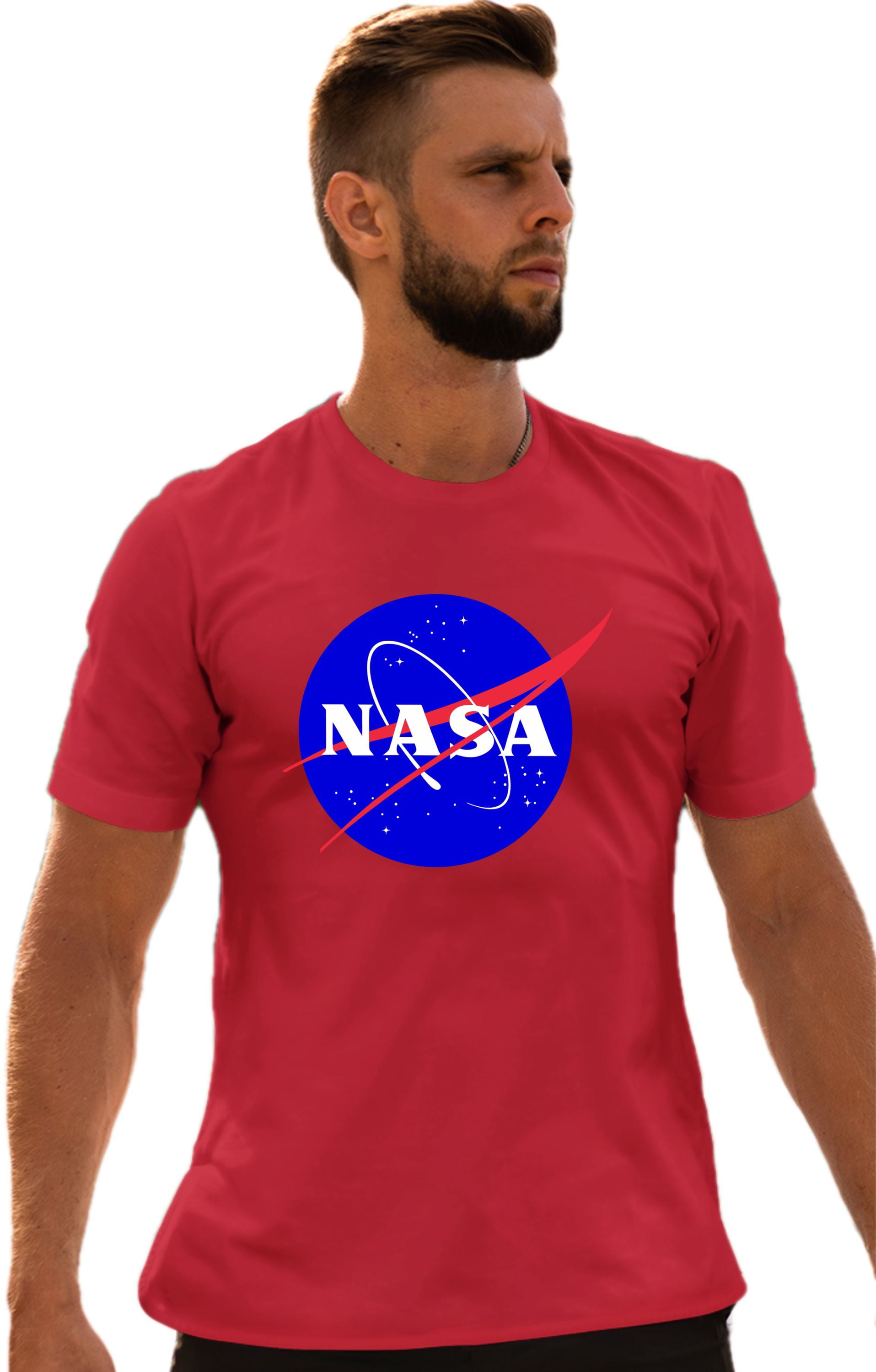 Adult Blue NASA Logo T-Shirt - Walmart.com