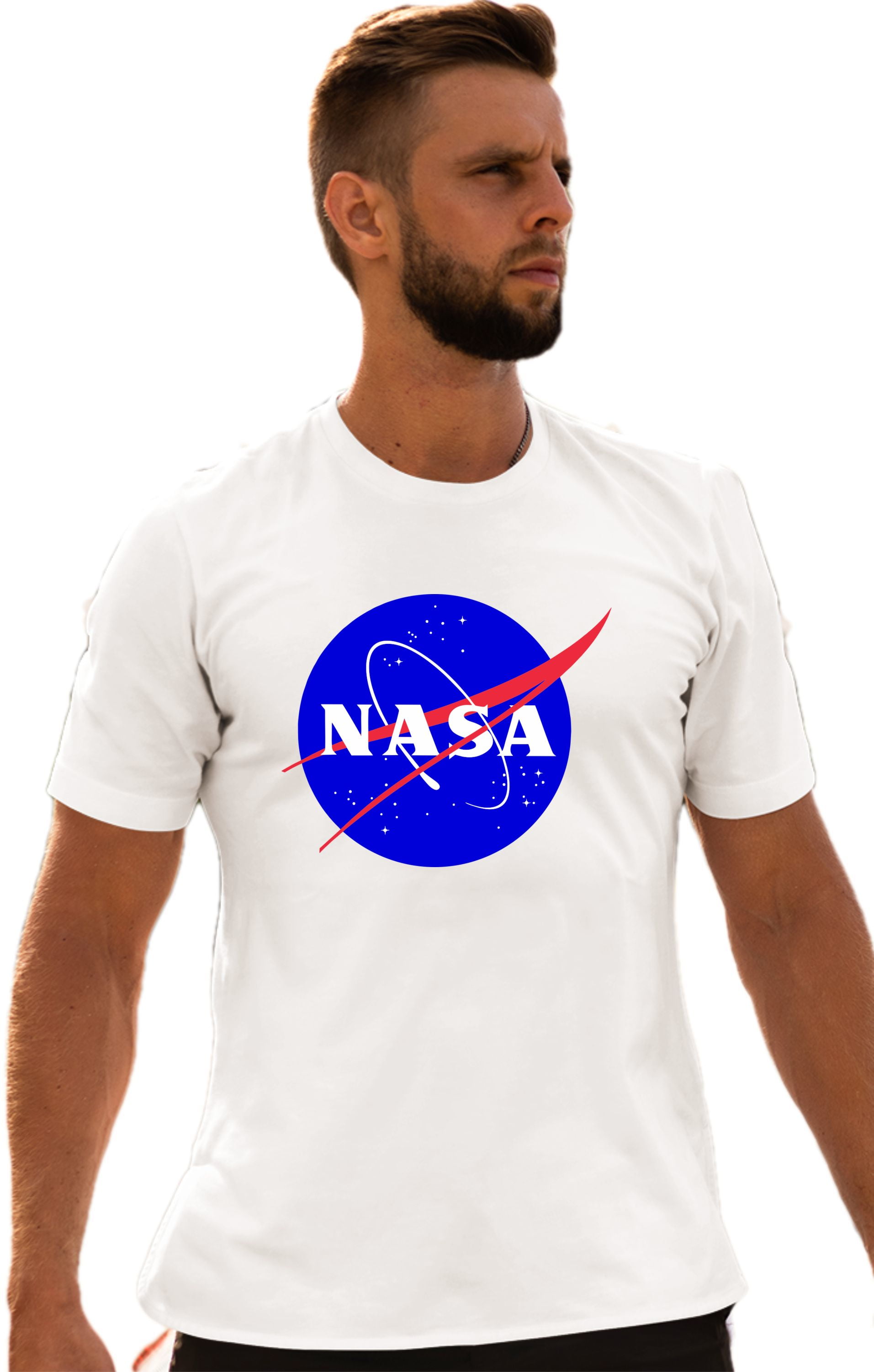 Adult Blue NASA Logo T-Shirt - Walmart.com