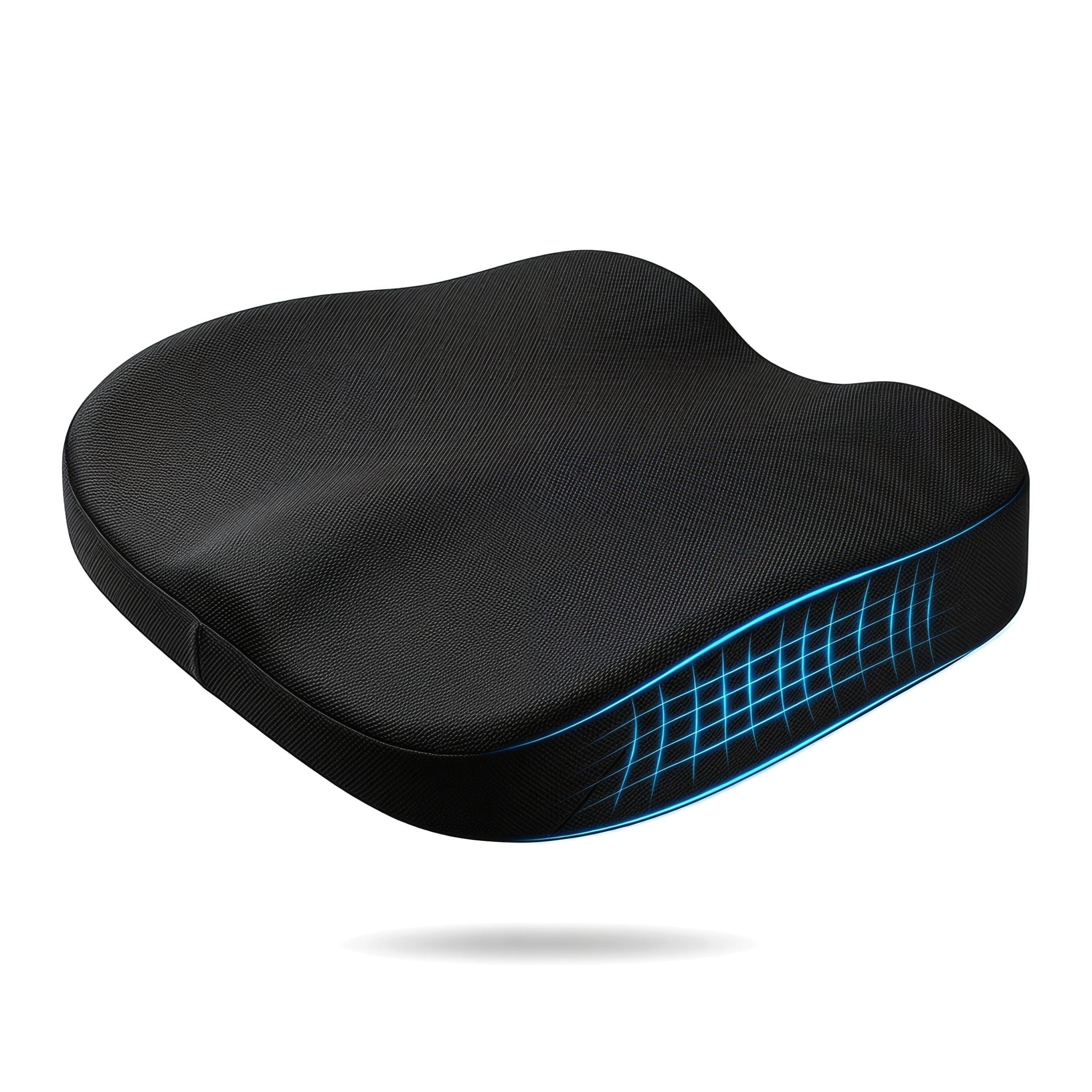 Adult Booster Car Seat Cushion – Wedge Memory Foam Pad for Driving Seat ...