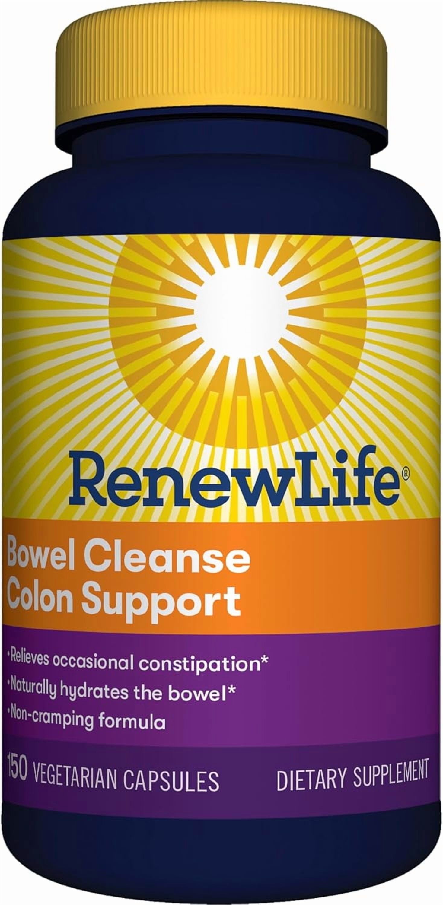 Adult Bowel Cleanse | 150 Vegetarian Capsules | by Renew Life - Walmart.com