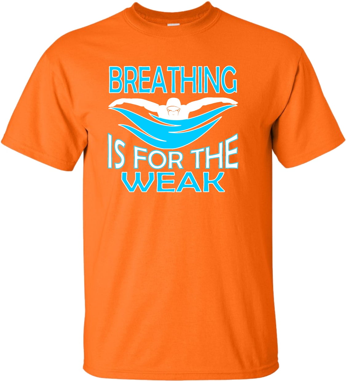 Youth Breathing Is For The Weak Funny Swimmer T-Shirt - Walmart.com