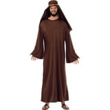 Adult Brown Biblical Robe with Headdress Costume - Walmart.com