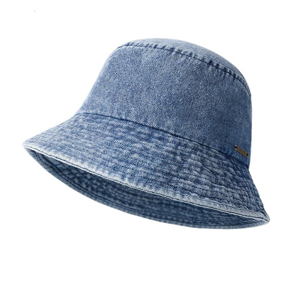 Adult Bucket Hat Simple Ladies Outdoor Sports Fisherman Cap for Women ...