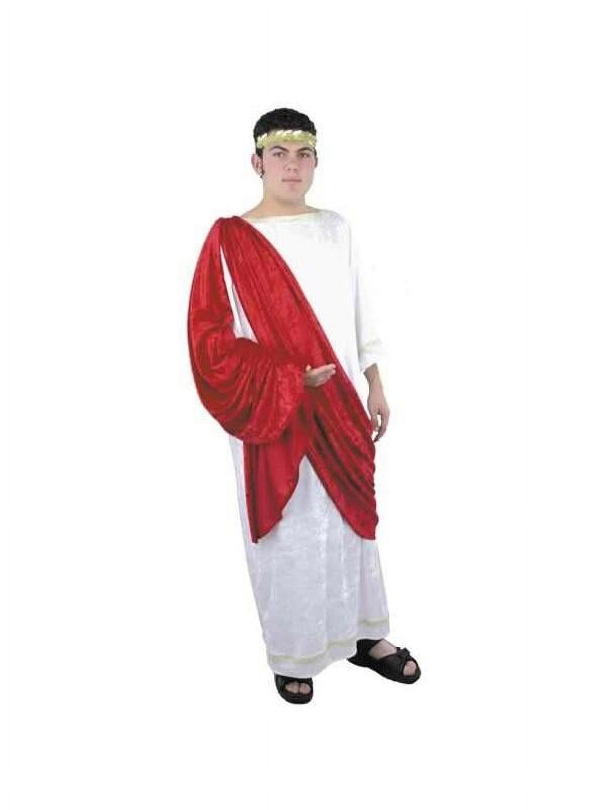 Halloween Adult Caesar Costume, King of Romans with Gold Headpiece ...