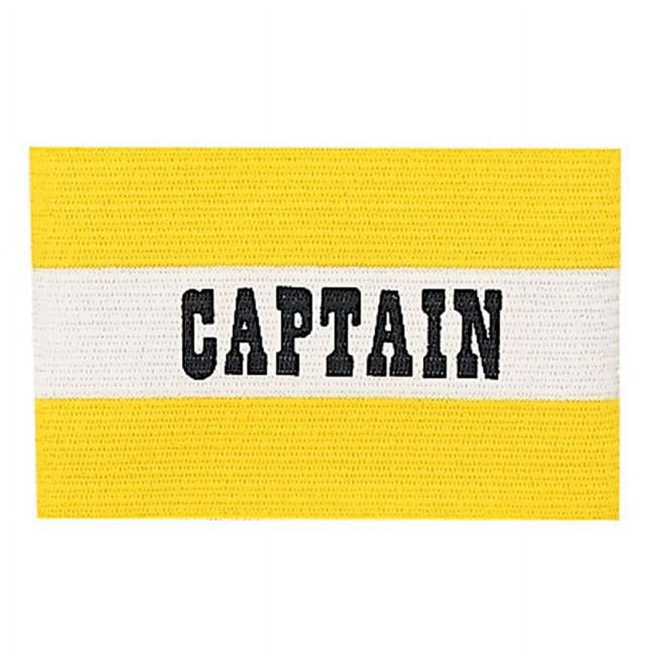 Adult Captain Arm Band, Yellow & White - Walmart.com