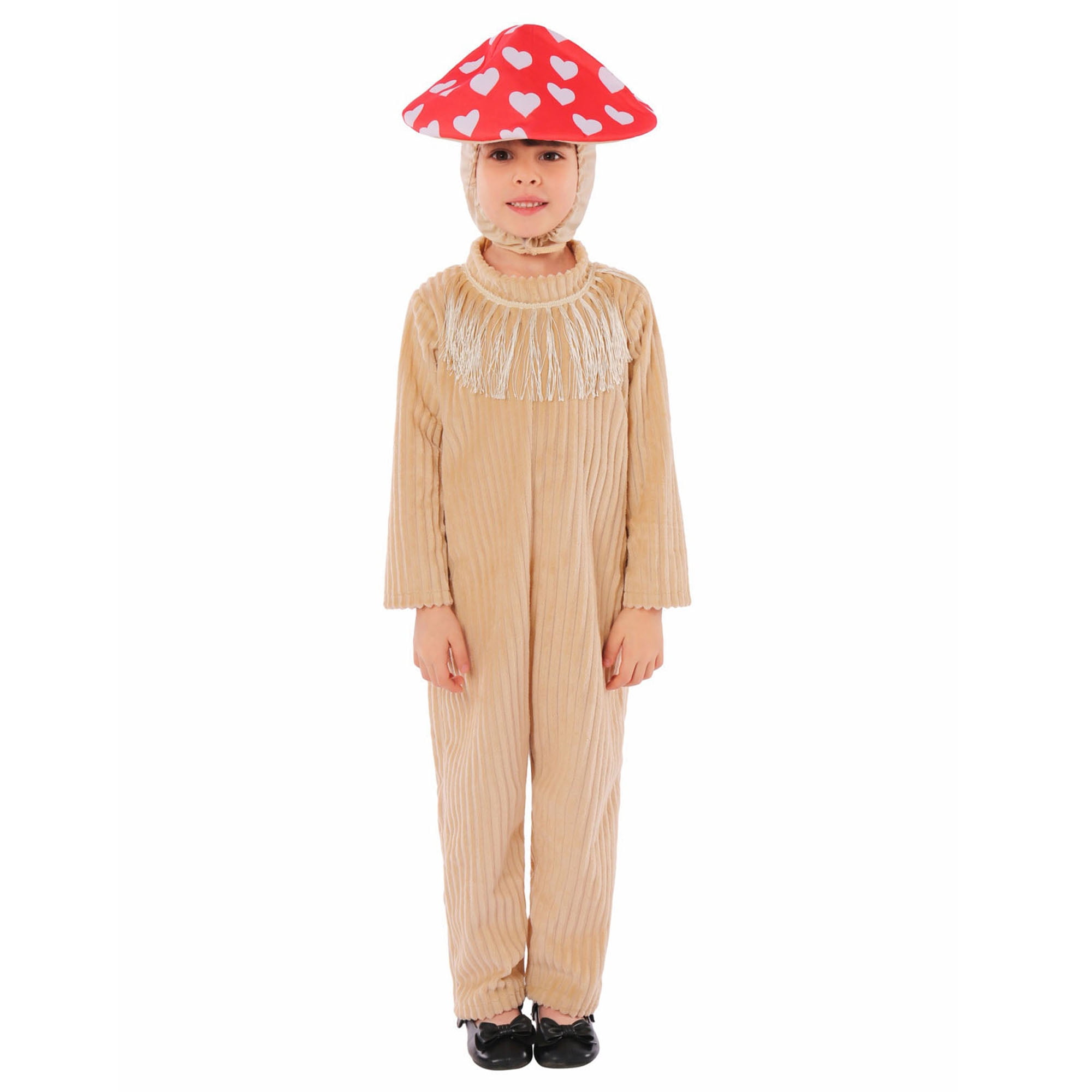 Adult Cartoon Mushroom Onesie Costume Cosplay Tassel Full-Length ...