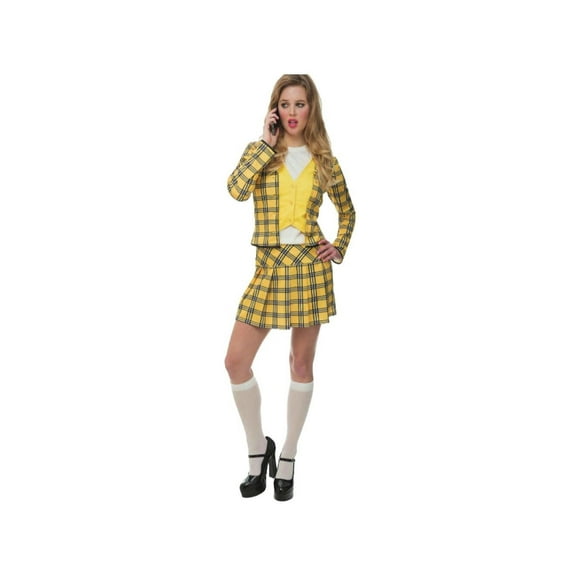 Clueless: Cher Adult Halloween Costume - Jacket, Top, Skirt, and Hat ...