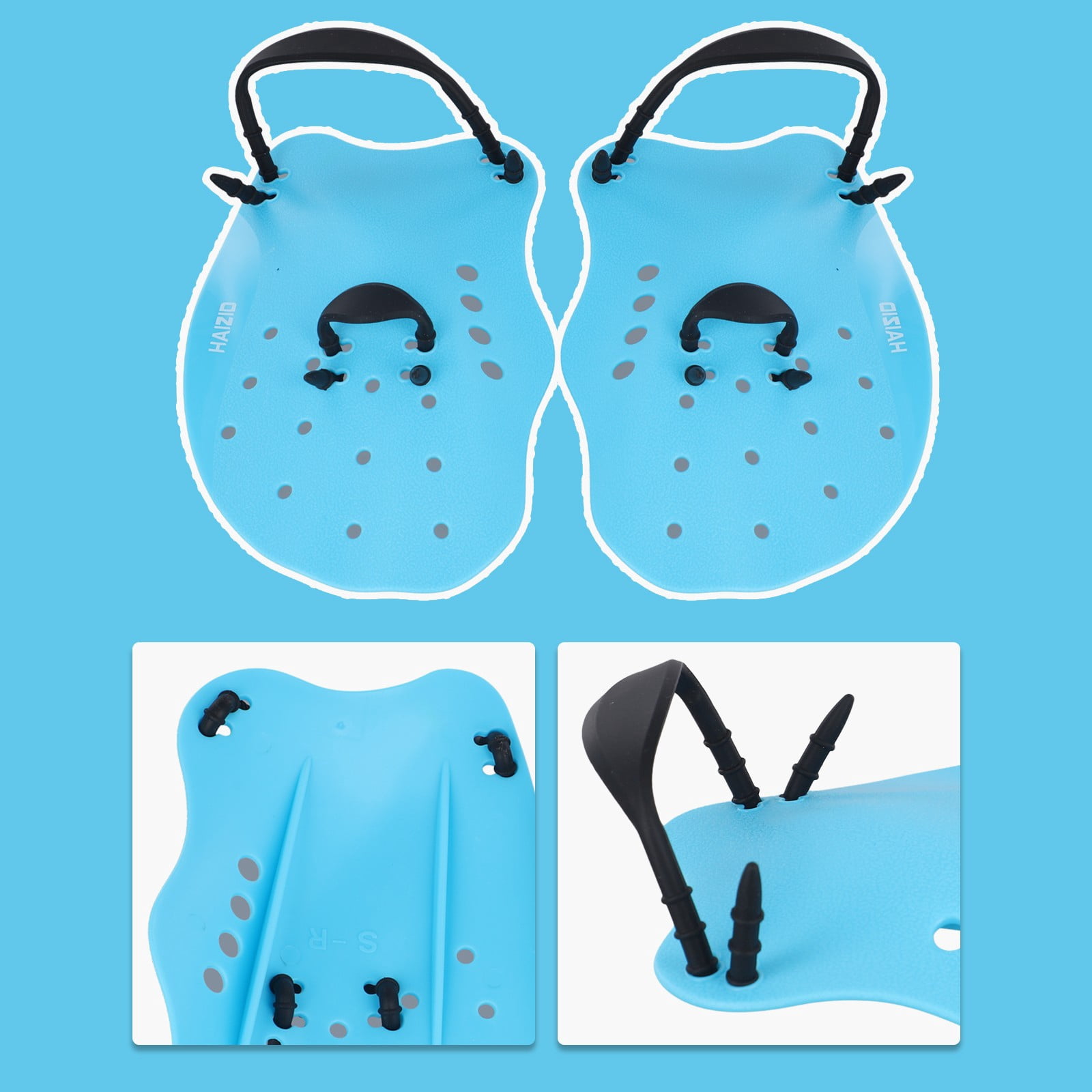Adult Children Professional Swimming Paddles Girdles Correction Hand ...