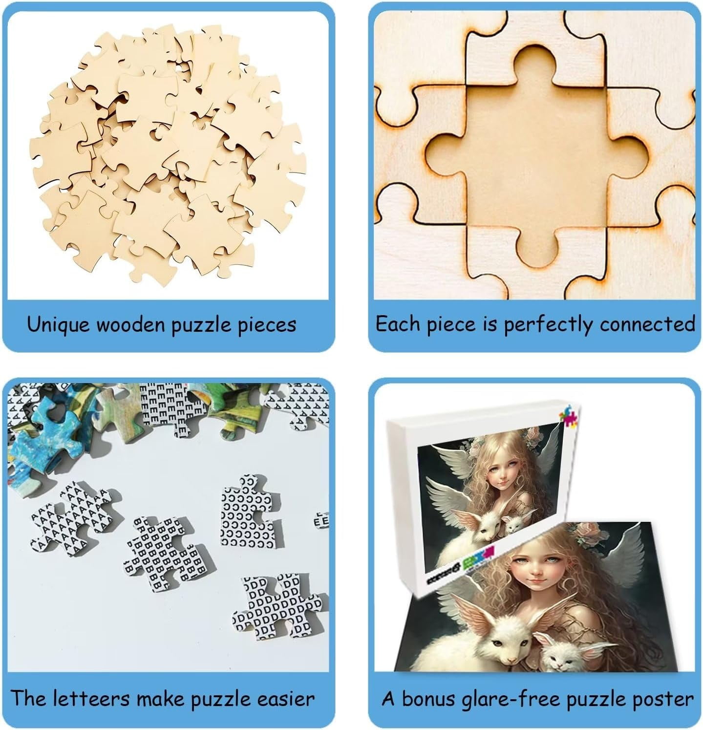 Adult Children Puzzle Challenge, 500 Piece Puzzle Intellectual Exercise ...