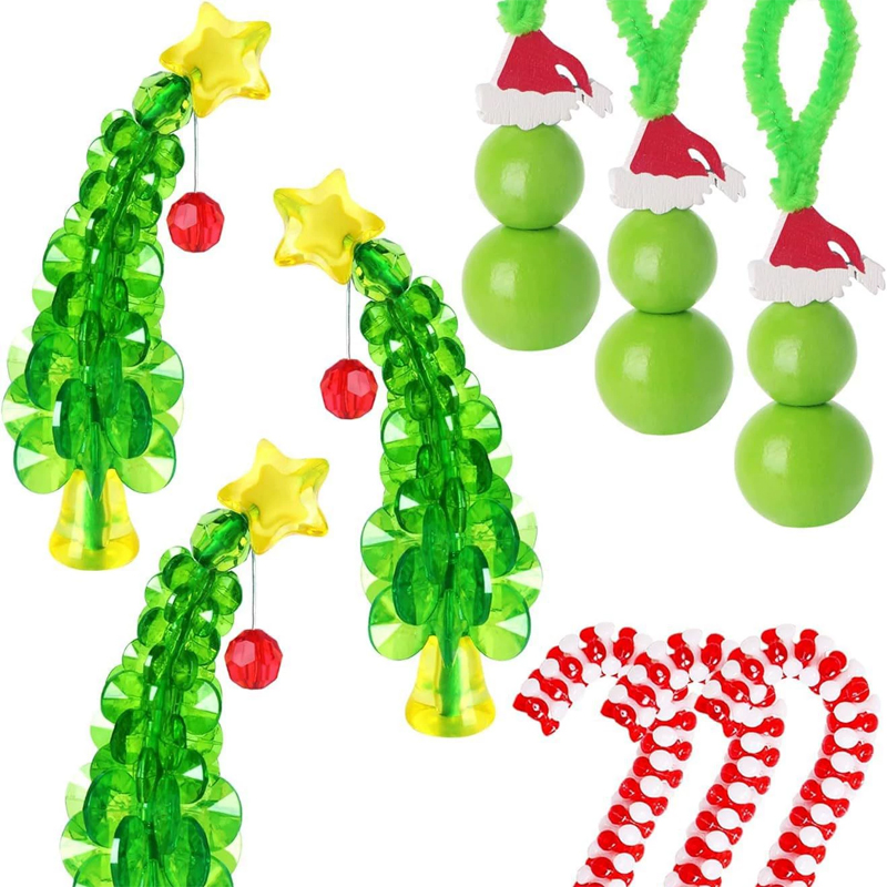 Adult Christmas Craft Kit, 30 Sets of Christmas Beaded Decorations ...