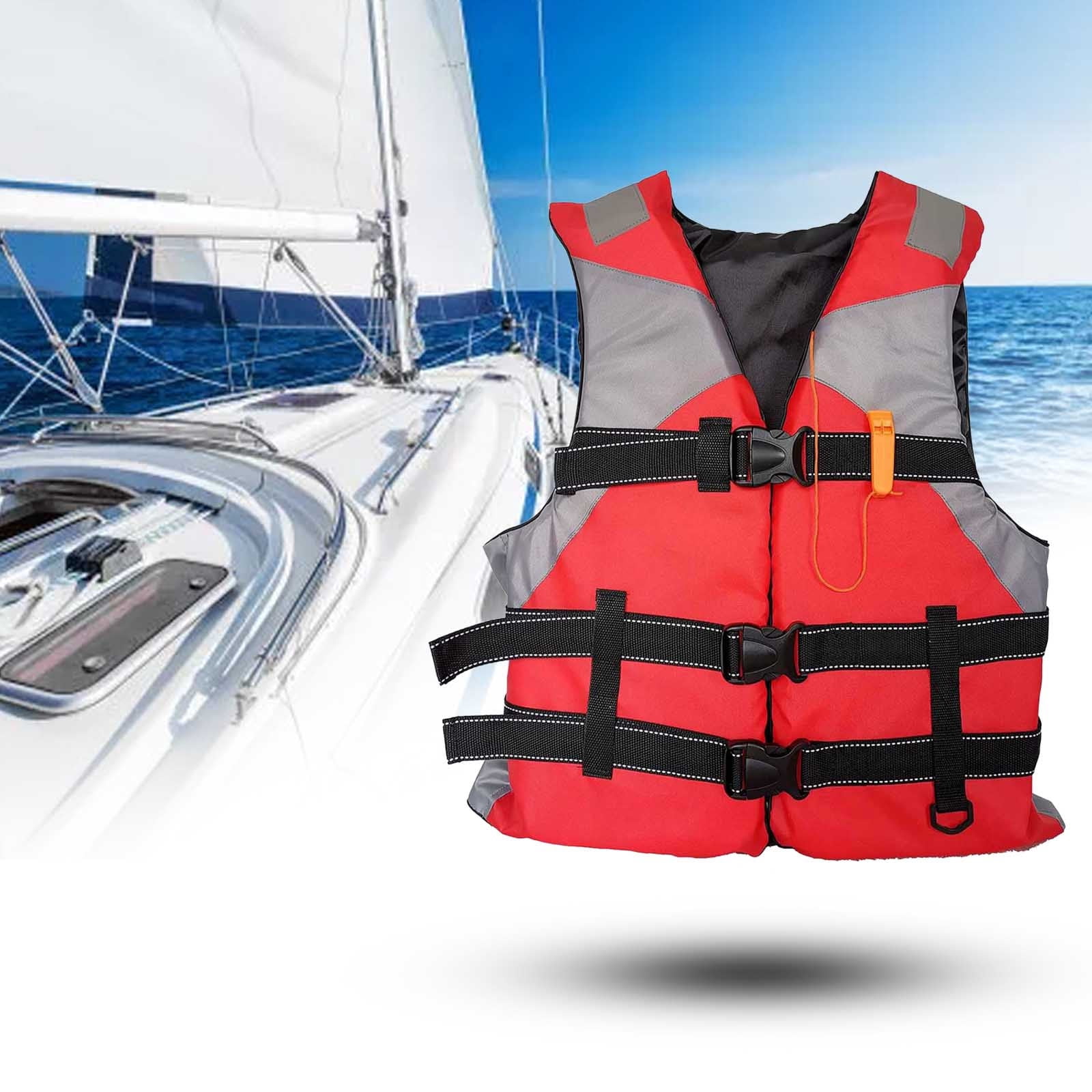 Adult Classic Series Life Vest, Adults Life Jacket Aid Vest Kayak Ski ...