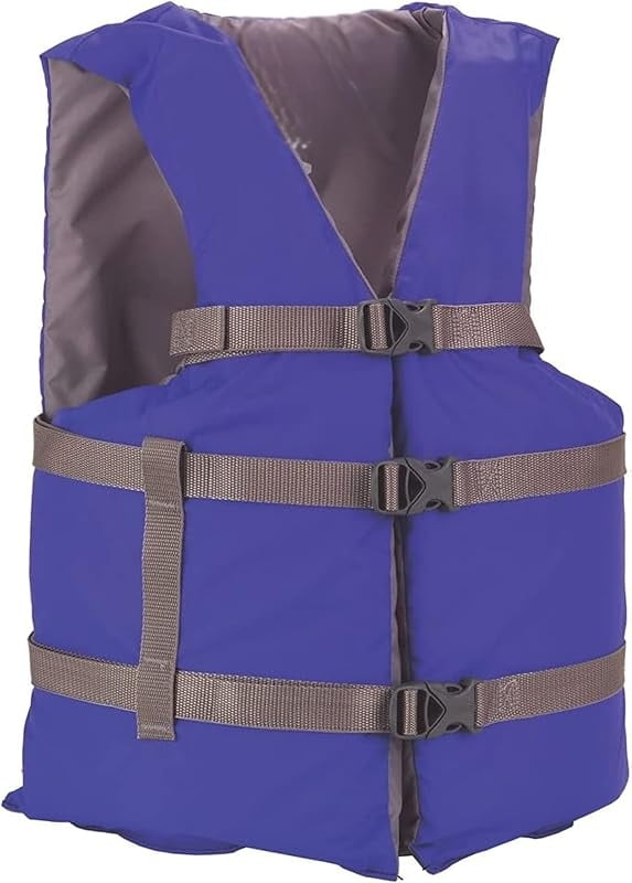 Adult Classic Series Life Vest, USCG Approved Type III Life Jacket with ...