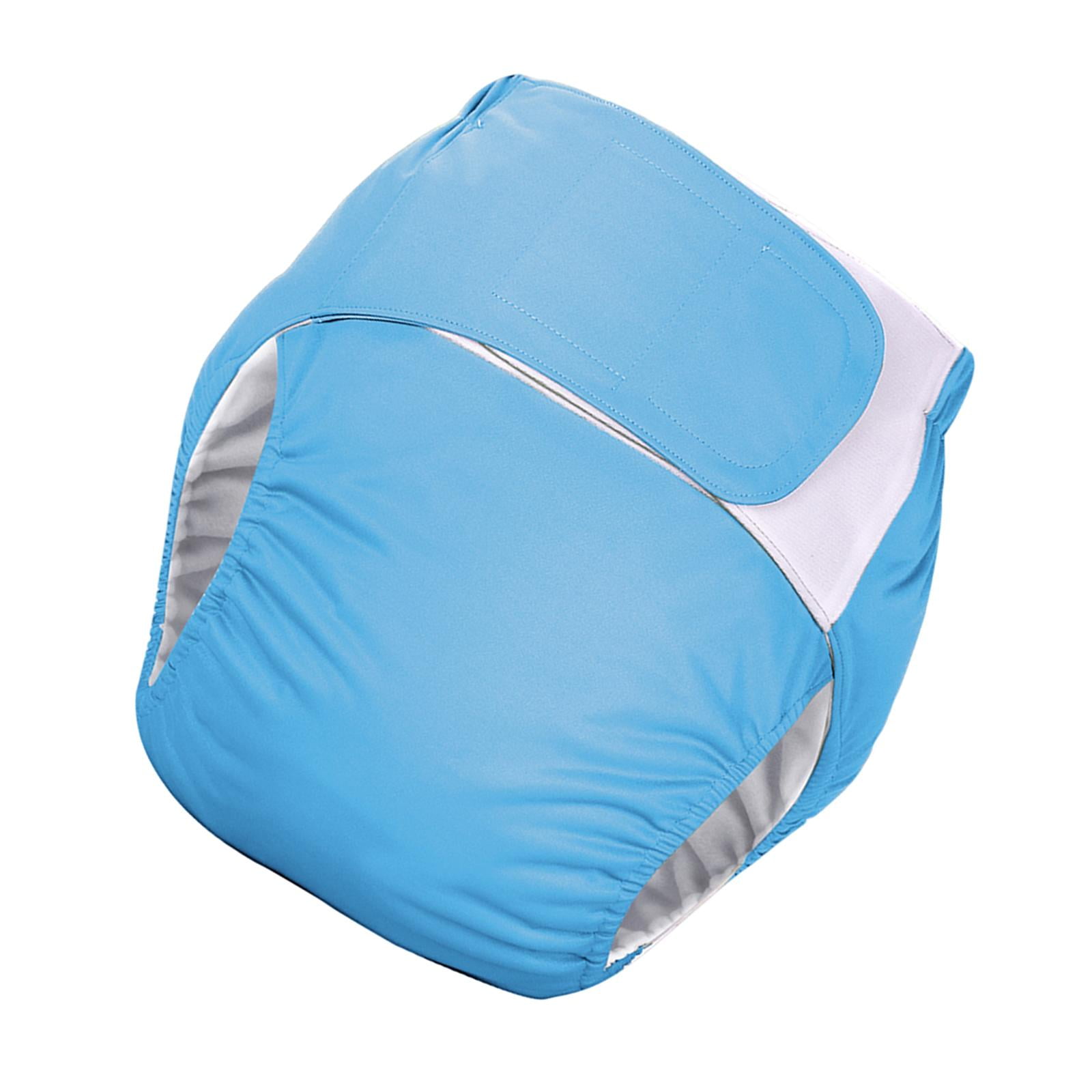 Adult Cloth Diaper Reusable Nappy Cover Water Incontinence Pants Soft ...