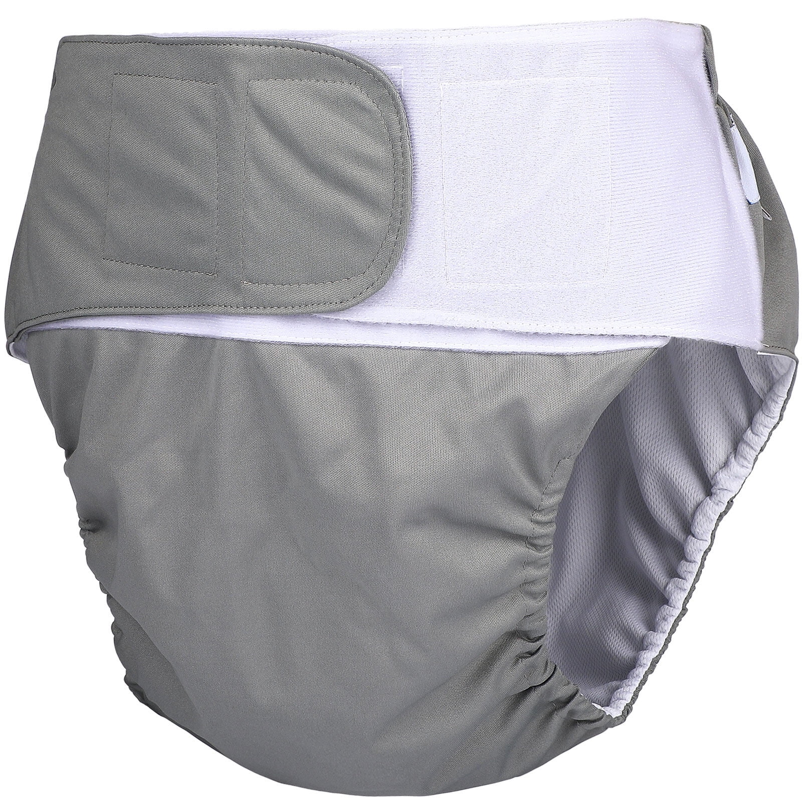 LEDMOMO Adult Cloth Diaper Grey Anti-Leakage Bedridden Patients 1Set ...