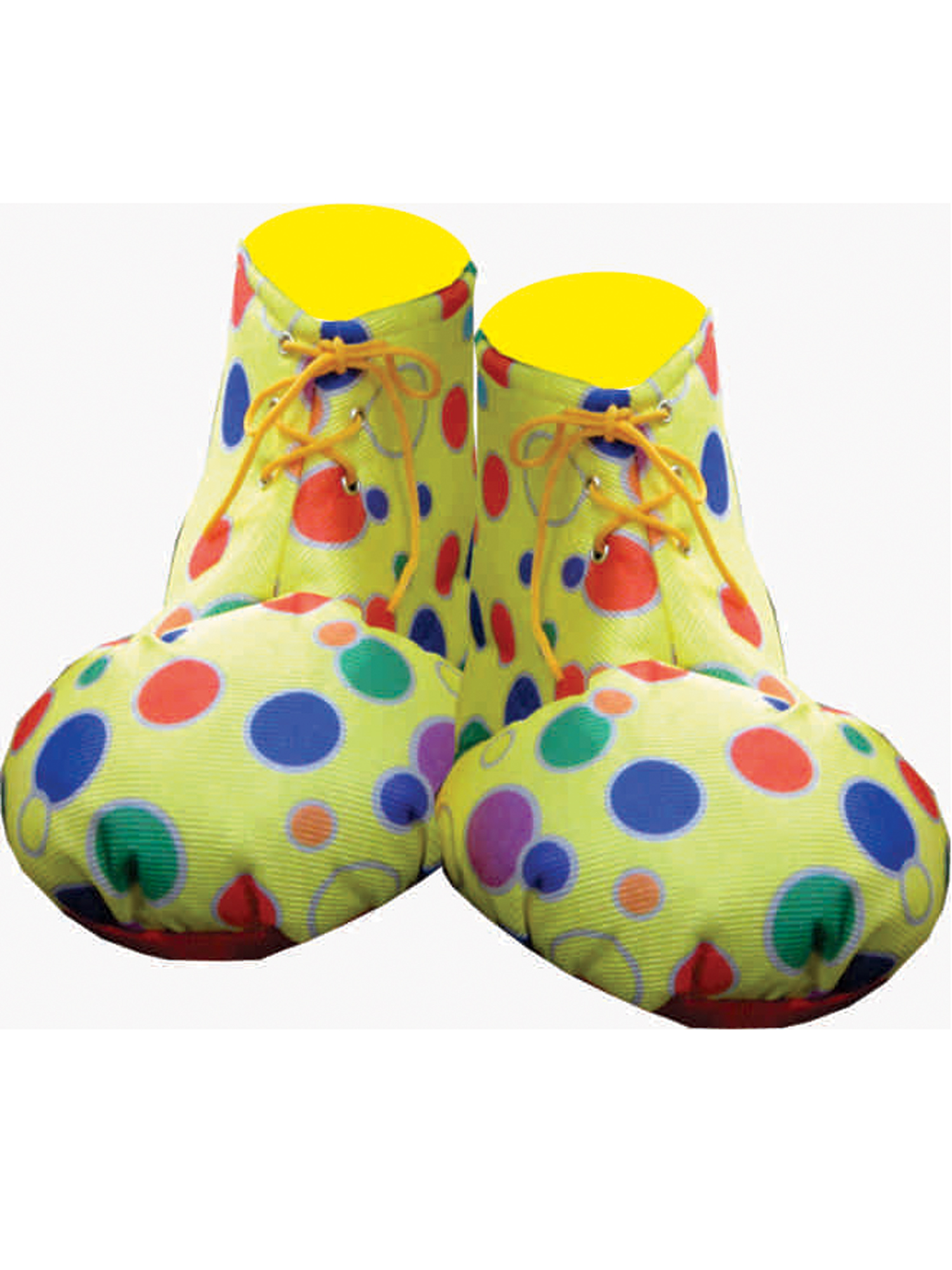Adult Clown Shoe Covers - Yellow Polka Dot - Walmart.com