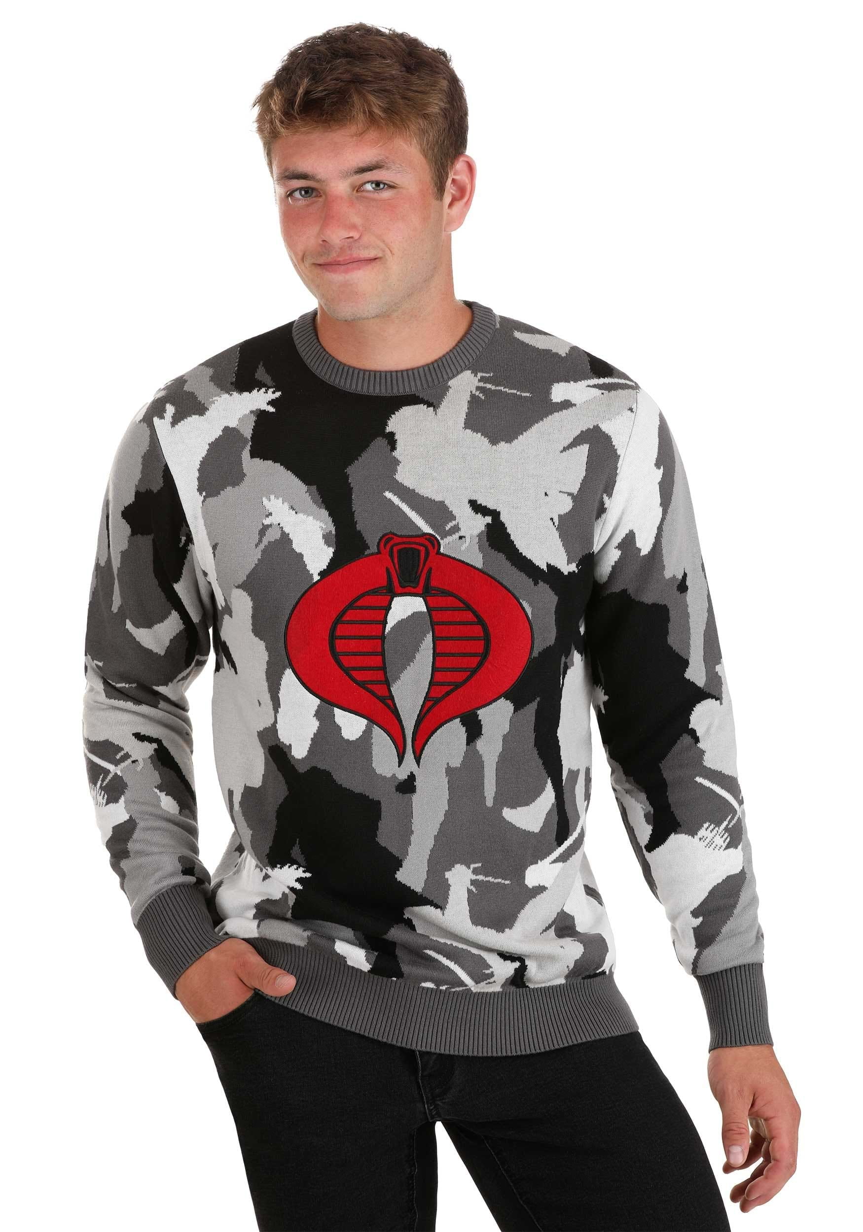 Adult Cobra Camo GI Joe Sweater - Walmart.com
