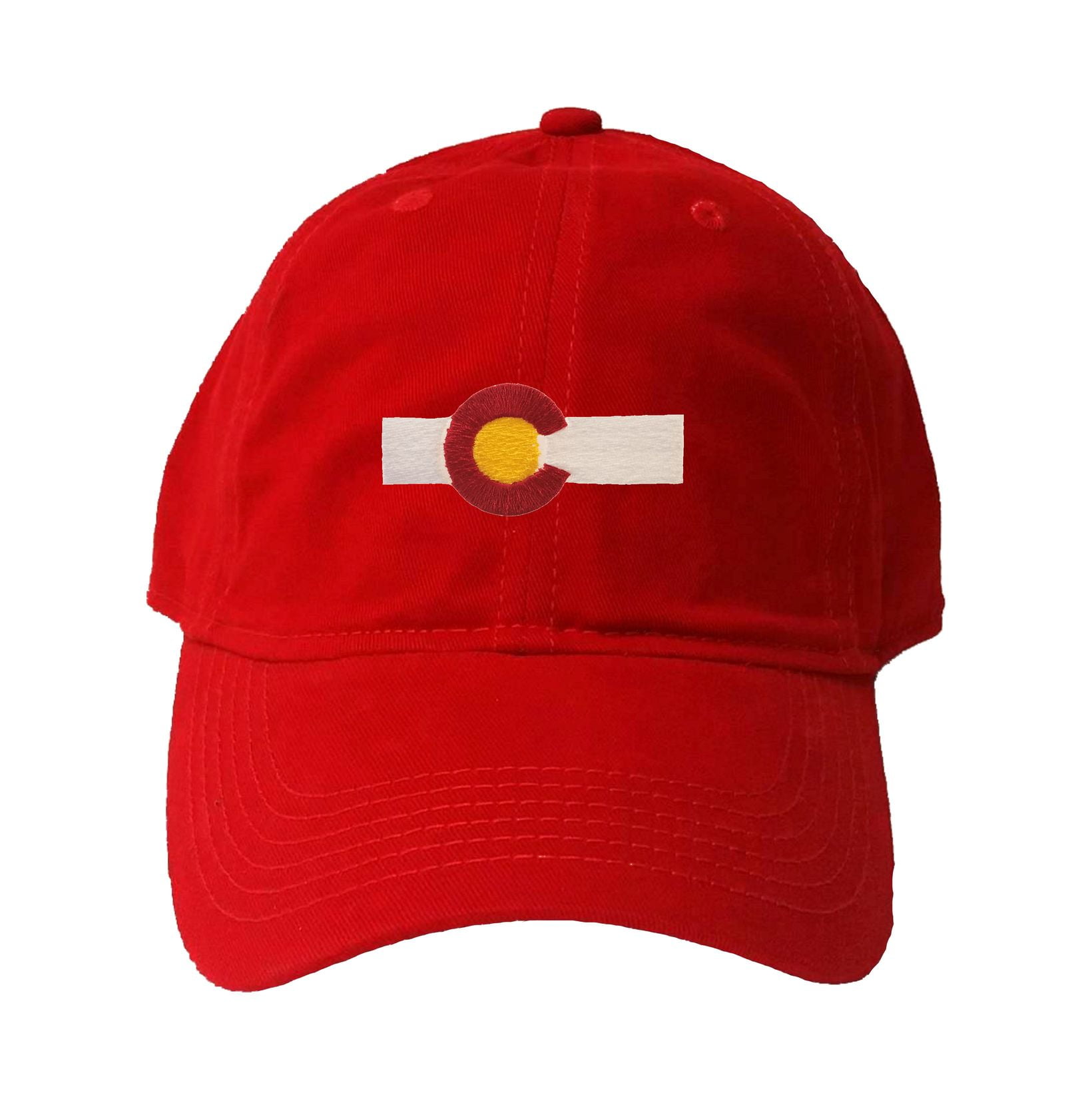 Adult Colorado Flag Embroidered Deluxe Dad Hat - Walmart.com